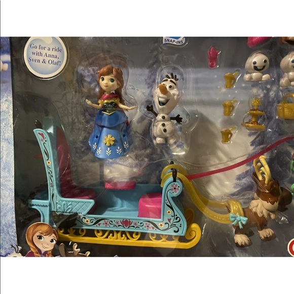 Hasbro | Toys | Disney Frozen Anna Friends Sleigh Ride W Sven | Poshmark